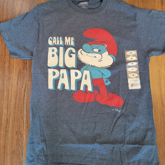 Smurfs | Shirts | Smurfs Call Me Big Papa Tshirt | Poshmark
